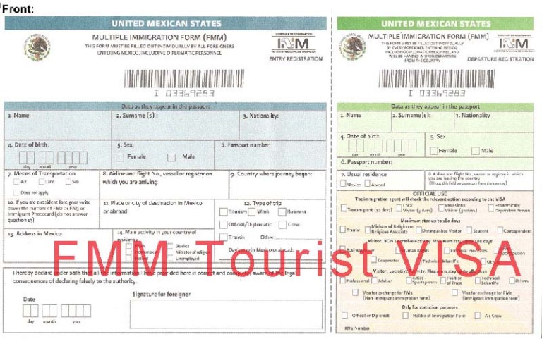 Apply for FMM, Permanent or Temporal Visa Lake Chapala Mexico
